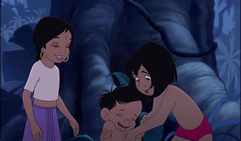 Image Mowgli Is Happy To Be Back With Shanti And Ranjan Jungle Book Wiki Fandom