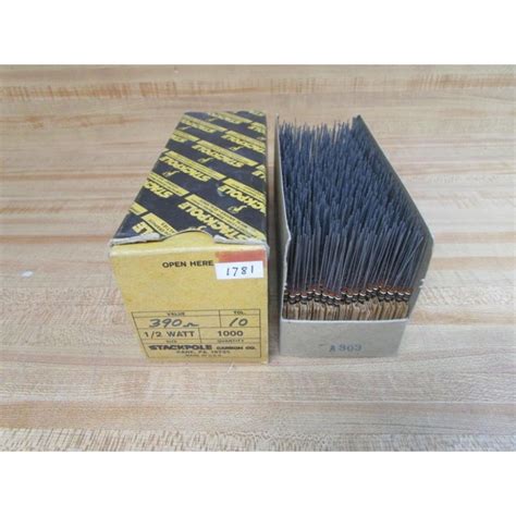 Stackpole 390Ω 10 Resistor 390Ω10 Pack Of 1000 Mara Industrial