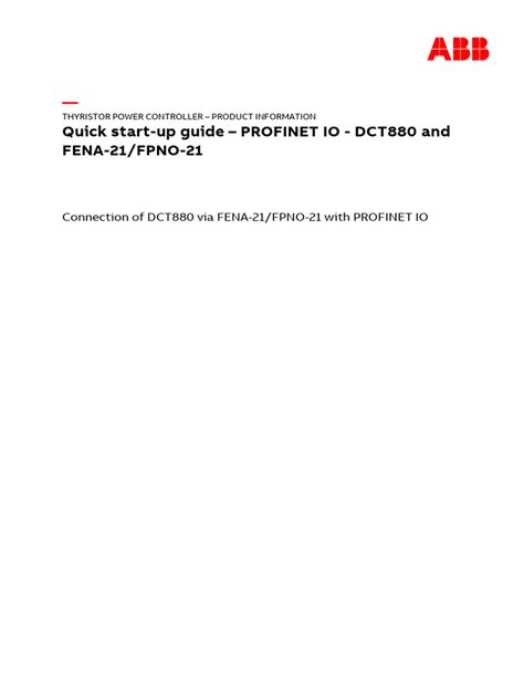3adw000815r0101 quick start up guide profinet io dct880 and fena 21 fpno 21 en a pdf