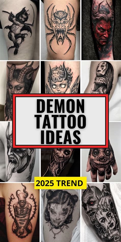 25 Bold Demon Tattoo Ideas 2025 Dark Designs For Men And Women With