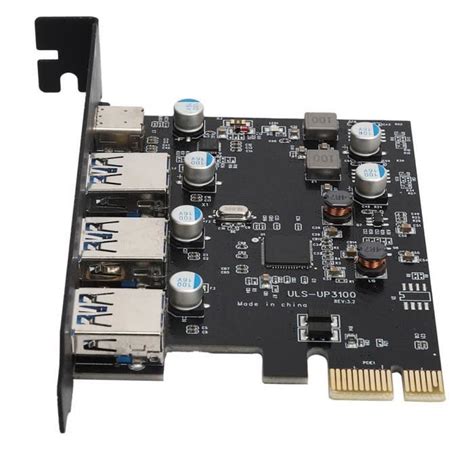 Fdit Carte D Extension Pci E Carte D Extension Pcie Vers Usb Typec Carte Contr Leur