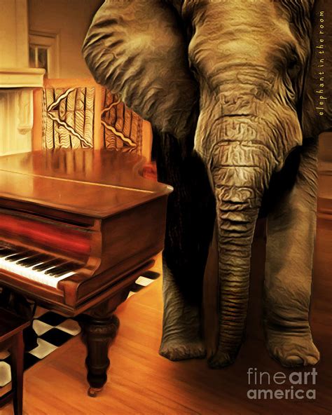 Elephant In The Room 20141225 Vertical Photograph By Wingsdomain Art