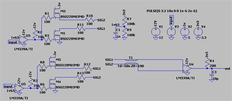 Operational Amplifier Differential Line Driver Built With Discrete