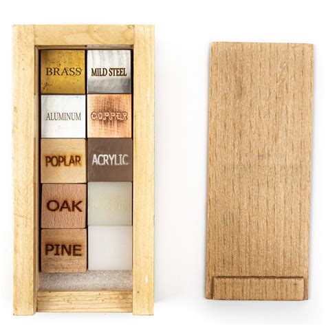 Set Of 10 Density Cubes Home Science Tools