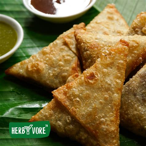 Curried Potato Samosa Recipe Herbyvore Foods