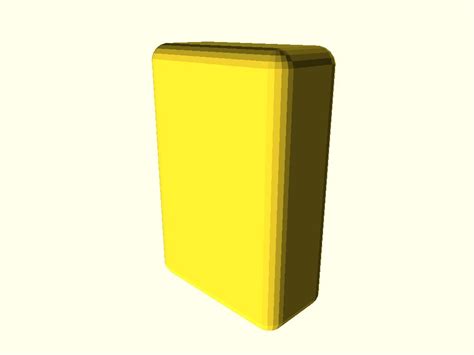 openscad rounded cube module by anv3d download free stl model