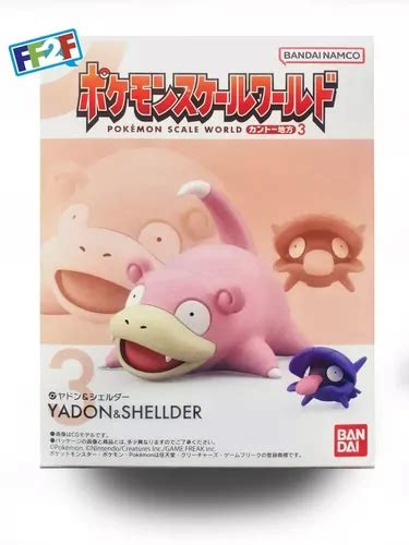 Slowpoke Shellder Pokemon Scale World Kanto