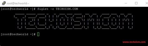 Create Ascii Text Banners In Terminal In Linux Using Figlet Tool