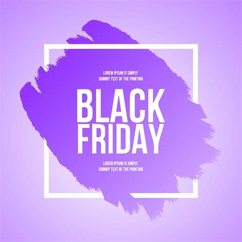 검은 금요일 브러시 스트로크 배경 프리미엄 벡터