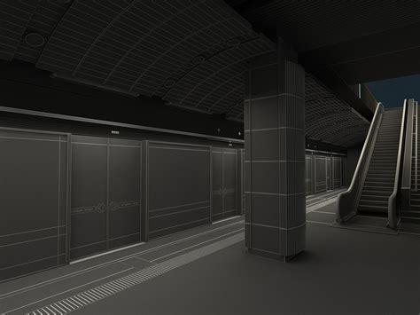 Subway Station 3d Model Turbosquid 2113436