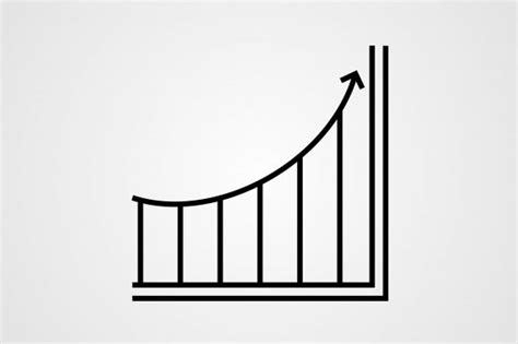 Increasing Graph Line Icon Graphic By Graphic Nehar Creative Fabrica