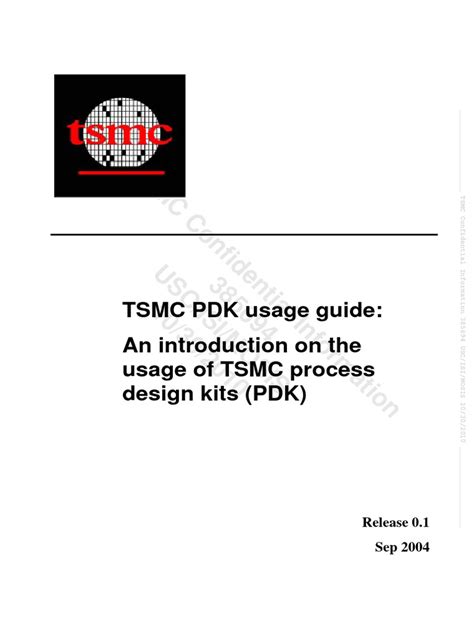 Tsmc Pdk Usage Guide Pdf Spice Directory Computing