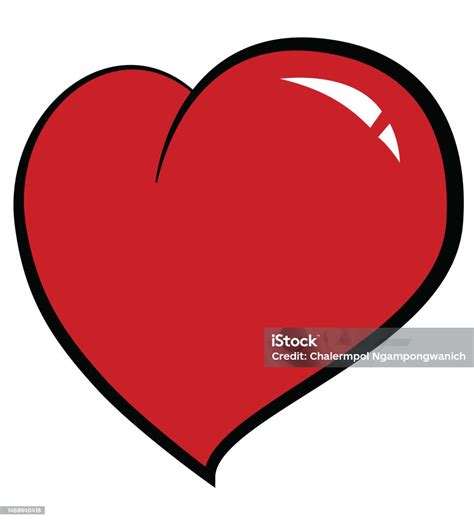 발렌타인 데이 심한 빛나는 하트 사랑 이모티콘 아이콘 개체 기호 벡터 붓글씨 예술 디자인 만화 고립된 배경 3차원 형태에 대한 스톡 벡터 아트 및 기타 이미지 Istock