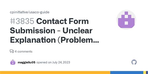 contact form submission unclear explanation problem solution the lazy cow id usaco 416