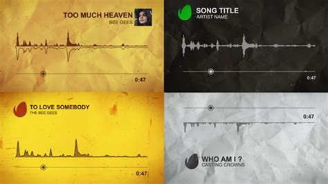 Wave Music Visualizer Video Displays Ft 3d And Audio React Envato