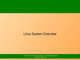Introduction To Linux Pdf Operating Systems Computer Software And Applications
