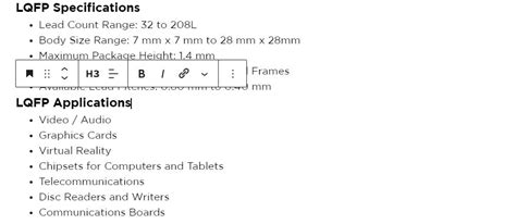TQFP Vs LQFP What Is The Difference Between Packages