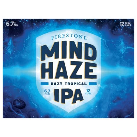 Firestone Walker Mind Haze Hazy Ipa Craft Beer 12 Cans 12 Fl Oz 12