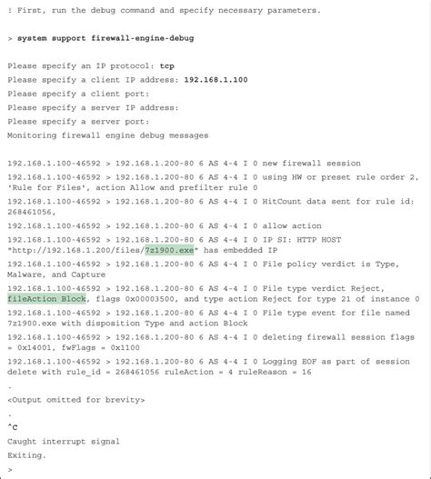 Code Snippets CCNP Security Cisco Secure Firewall And Intrusion Prevention System Official