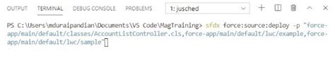 How To Deploy Multiple Components Using In Salesforce Sfdx Command