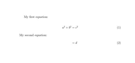 Alignment How To Align Separated Equations In Latex Stack Overflow