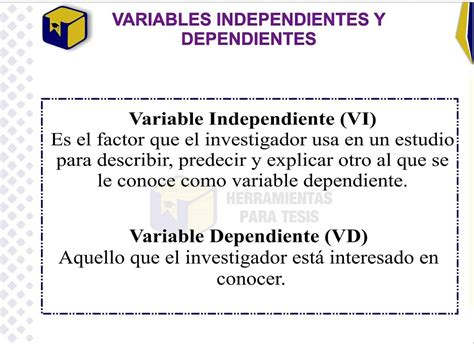 Tipos De Variables Independientes Y Dependientes Ejem