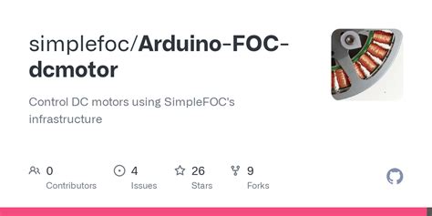 Arduino Foc Dcmotorlibraryproperties At Main · Simplefocarduino Foc Dcmotor · Github