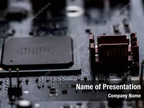 Computer Hardware Powerpoint Template Computer Hardware Powerpoint Background