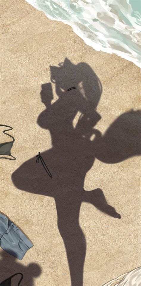 Dalcom Lee Jooin V Lup Absurdres Highres 1girl Animal Ears Beach