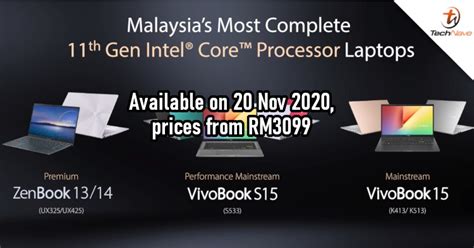 Asus Malaysia Launches New Zenbook And Vivobook Laptops Powered By Th