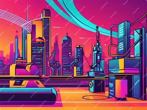 Robotic Process Automation Illustration Concept Premium Ai Generated