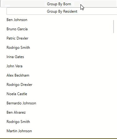Grouping Listview For Wpf Componentone