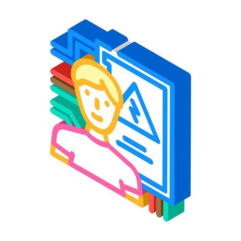 Electrical Engineer Technology Isometric Icon Vector Illustration