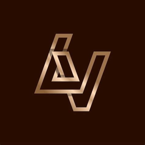 Premium Vector Initial Letter Lv Or Vl Logo Monogram Logo Letter L With V Combination Design