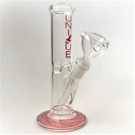 Unique Glass 8 Straight Tube Bong Kings Pipes