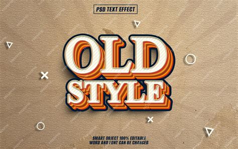 Premium Psd Old Style Text Effect Font Editable Typography 3d Text Premium Psd Old Style Text Effect Font Editable Typography 3d Text