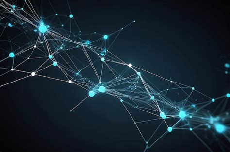 Premium Photo An Abstract Node Network Background Image