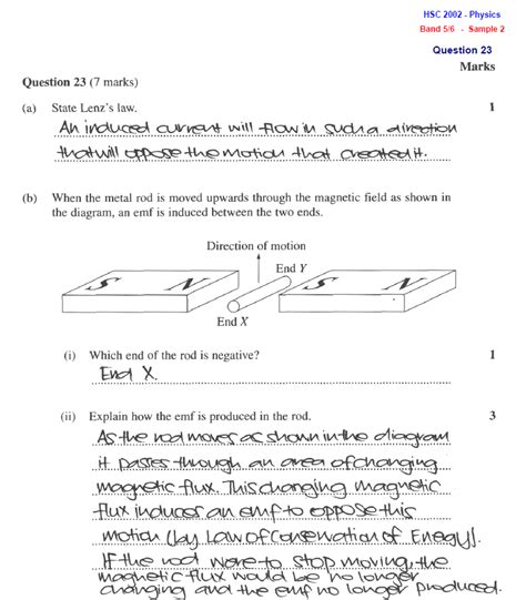 How To Answer Explain HSC Physics Questions Matrix Education