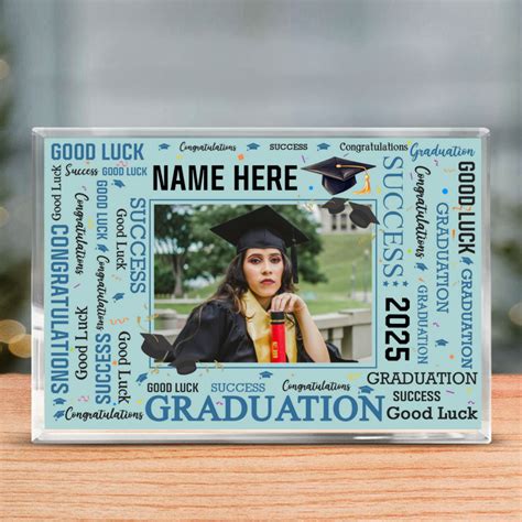 Graduation Picture Acrylic Plaque Ts For Graduating Seniors Grad