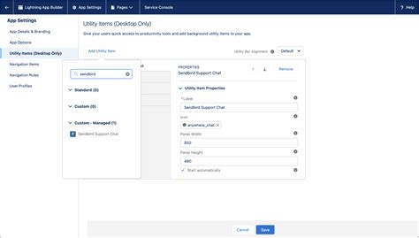 Integrate With Salesforce Service Cloud Support Chat Sendbird Docs