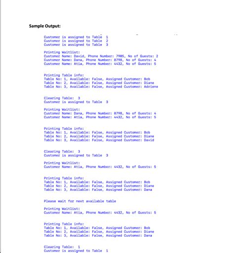 Solved Topics Class Object Instantiation Queue Problem
