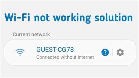 Connected Without Internet WiFi Problem YouTube
