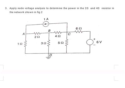 3 Apply Node Voltage Analysis To Determine Studyx