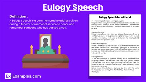 32 Eulogy Speech Examples