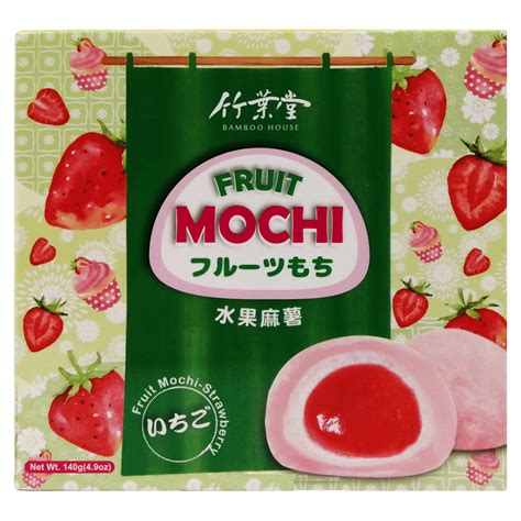 Японское рисовое пирожное фруктовое моти "Клубника" | Купить настольную ...