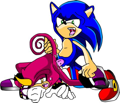 Rule 34 Anal Anal Sex Anthro Blue Hair Chameleon Chaotix Cum Cum In