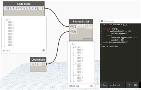Separate A List Based On Sum Of Value Lists Logic Dynamo