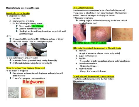 Dermatologic Infectious Disease Dermatologic Infectious Disease