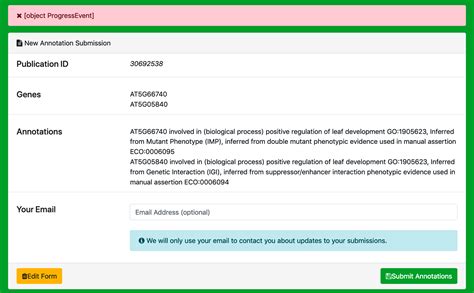 Data Validationerror Messages Not Displaying For Incomplete Annotations On Submission Page