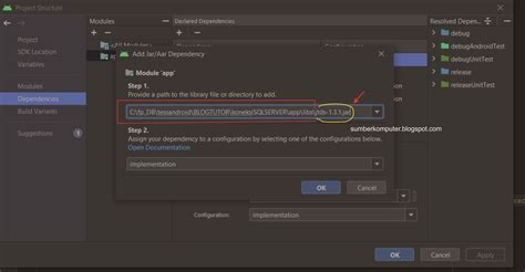 Koneksi SQL Server Di Android Studio Java SumberKomputer